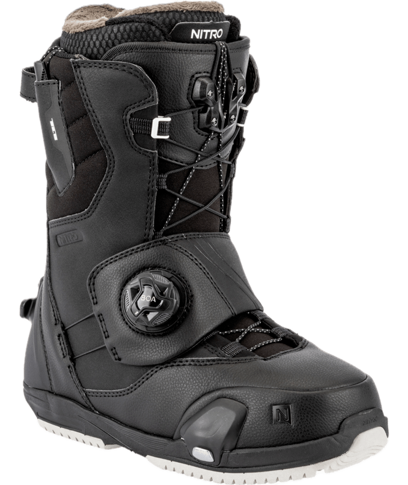The Nitro Cave Step On TLS Snowboard Boots 2026