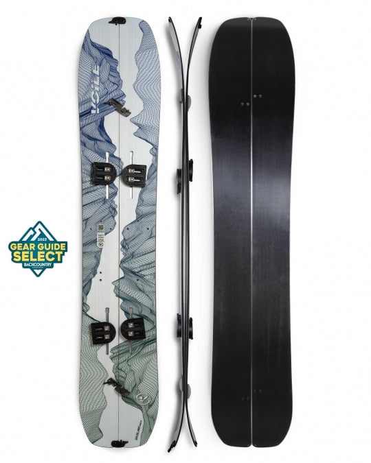 The Voile Hyper Glide Splitboard Skins with Tail Clips - 130mm, Large, 163-169cm 2023