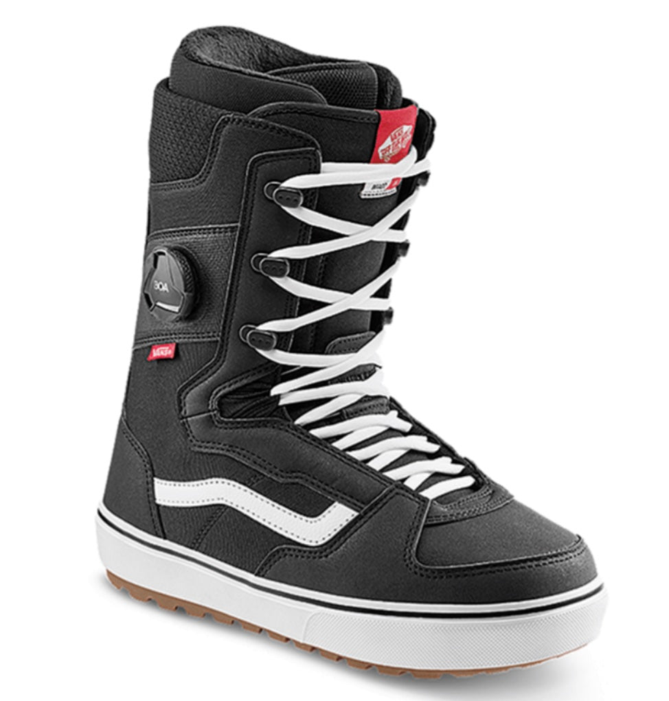 The Vans Invado Pro Snowboard Boot in Black Gum 2026