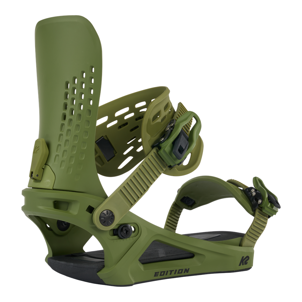 The K2 Edition Snowboard Bindings in Moss 2024