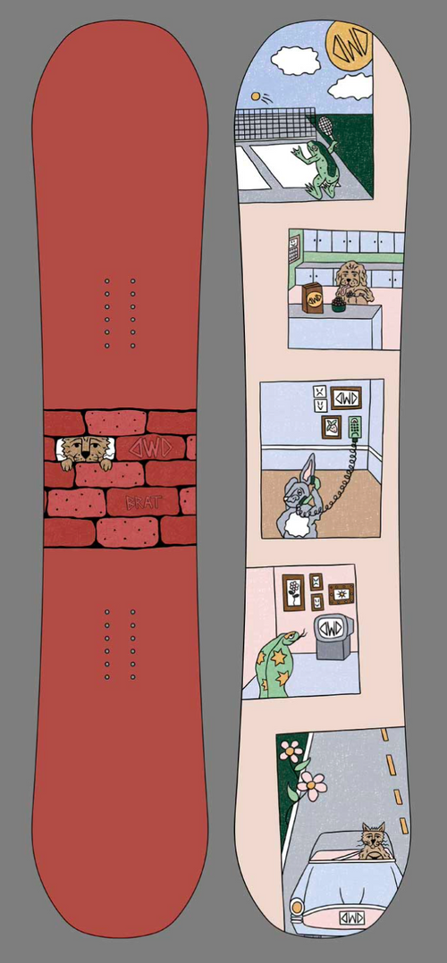 The Dinosaurs Will Die (DWD) Brat Snowboard 2024