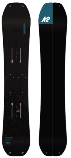K2 Freeloader Splitboard with Pucks Hardware and Pre Cut Skins 2022