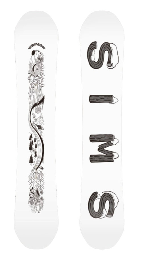 The Sims The Day Snowboard in White 2024